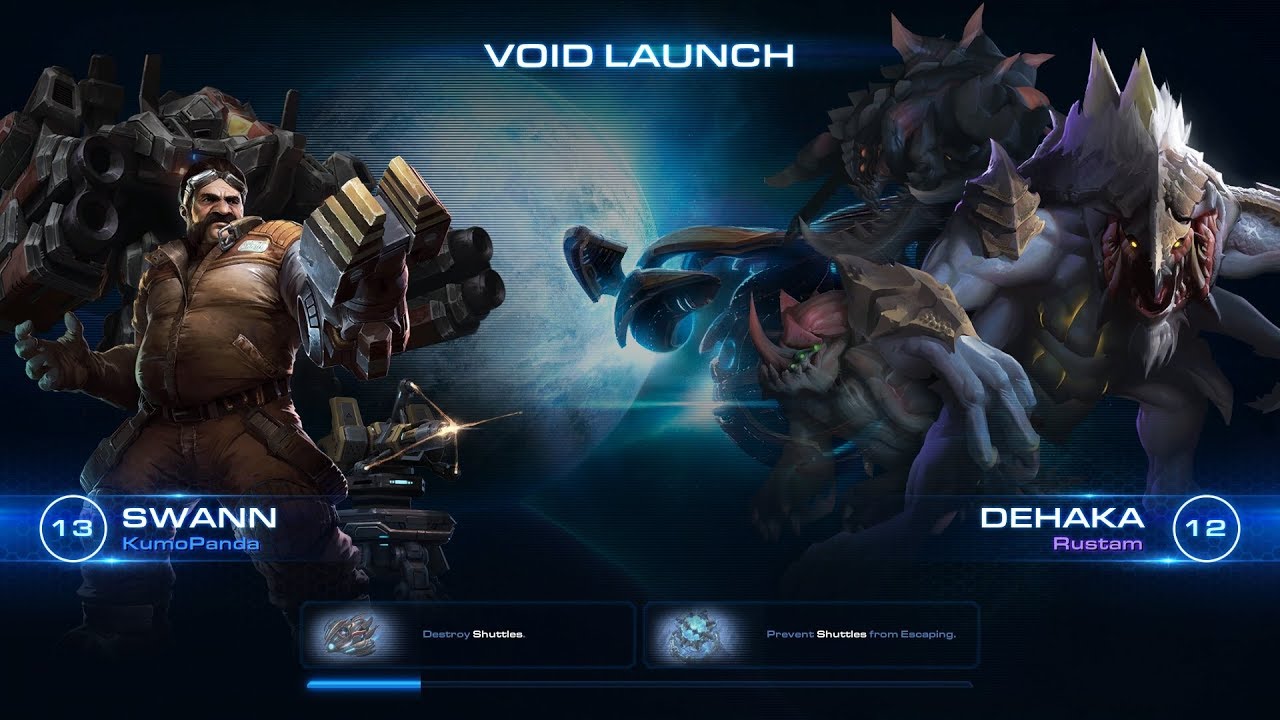 StarCraft II: CO-OP: Rory Swann & Dehaka. Hard - Control mission: Void ...