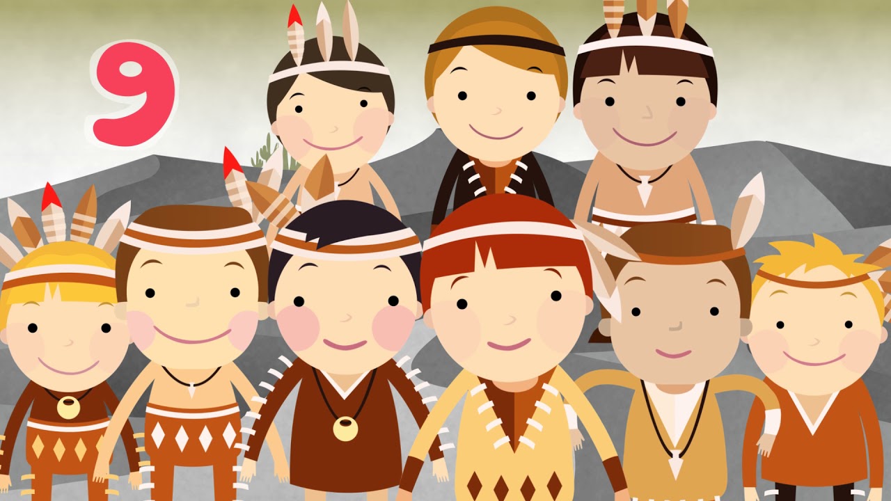 TEN LITTLE INDIANS | Educational Song - YouTube