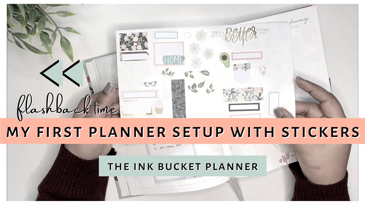 First Planner Setup with Stickers | The Ink Bucket Planner | Sanjana ...