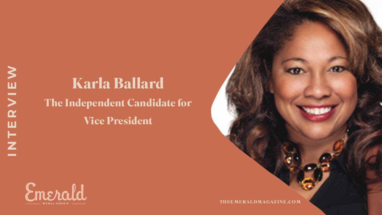 Emerald Interviews Karla Ballard, 2020 VP candidate for the Independent ...
