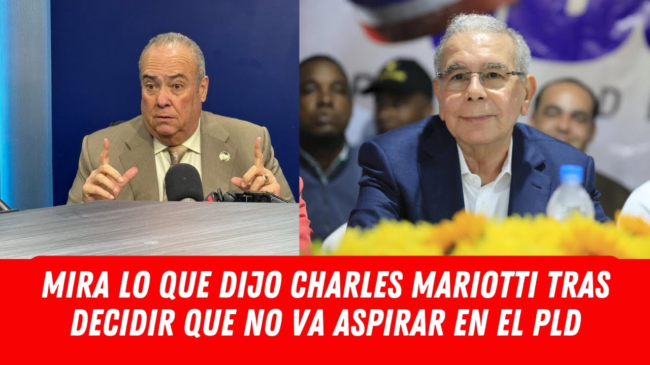MIRA LO QUE DIJO CHARLES MARIOTTI TRAS DECIDIR QUE NO VA ASPIRAR EN EL ...