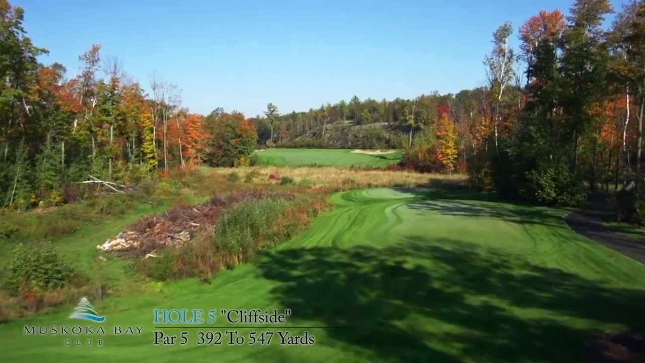Muskoka Bay Club Hole 5 "Cliffside" - YouTube