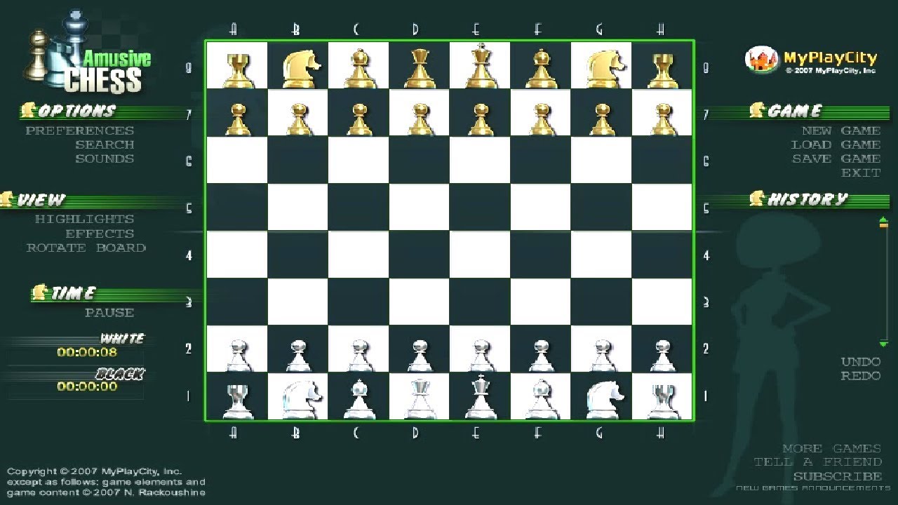 Amusive Chess (Windows game 2007) - YouTube