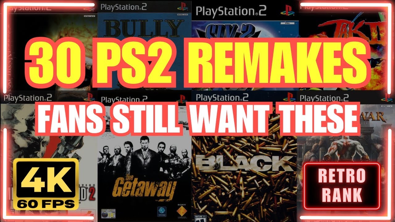 Top 30 PS2 Games That Deserve a Remake – The Ultimate Wishlist - YouTube