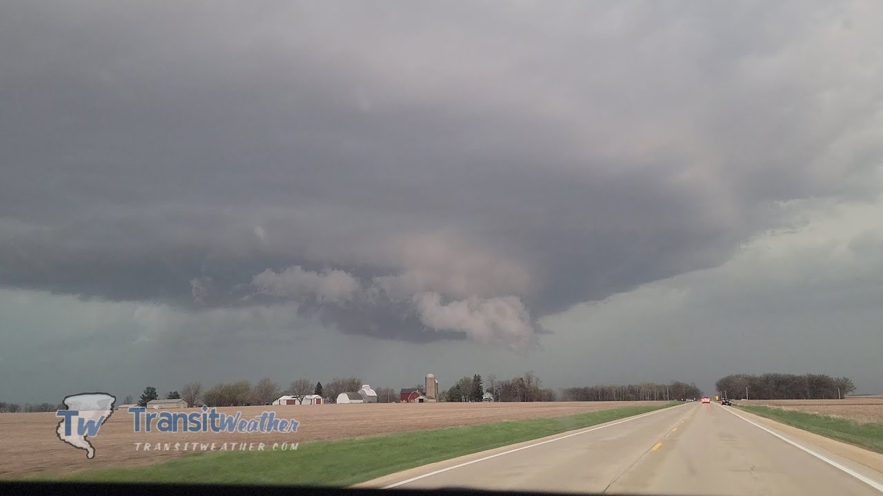 April 17 2026 - IL / WI chase with Avalon Wi Tornado - YouTube