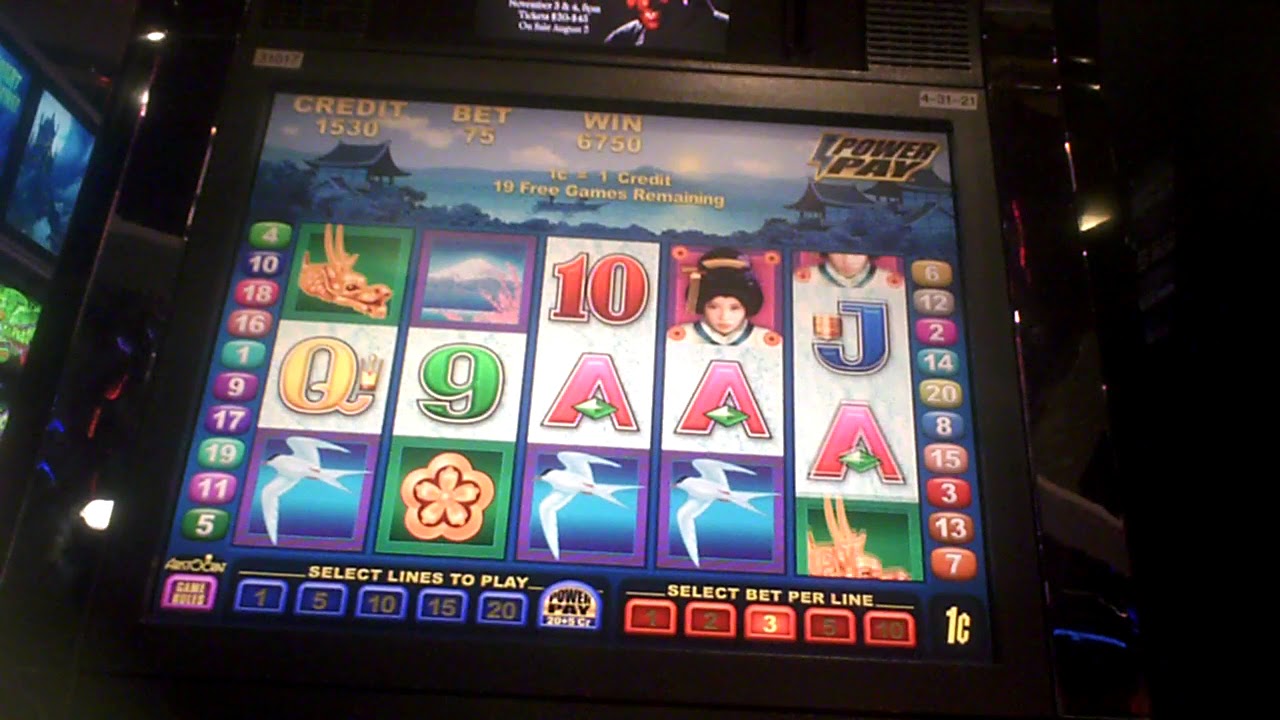 Geisha Slot Machine NICE WIN Bonus - YouTube