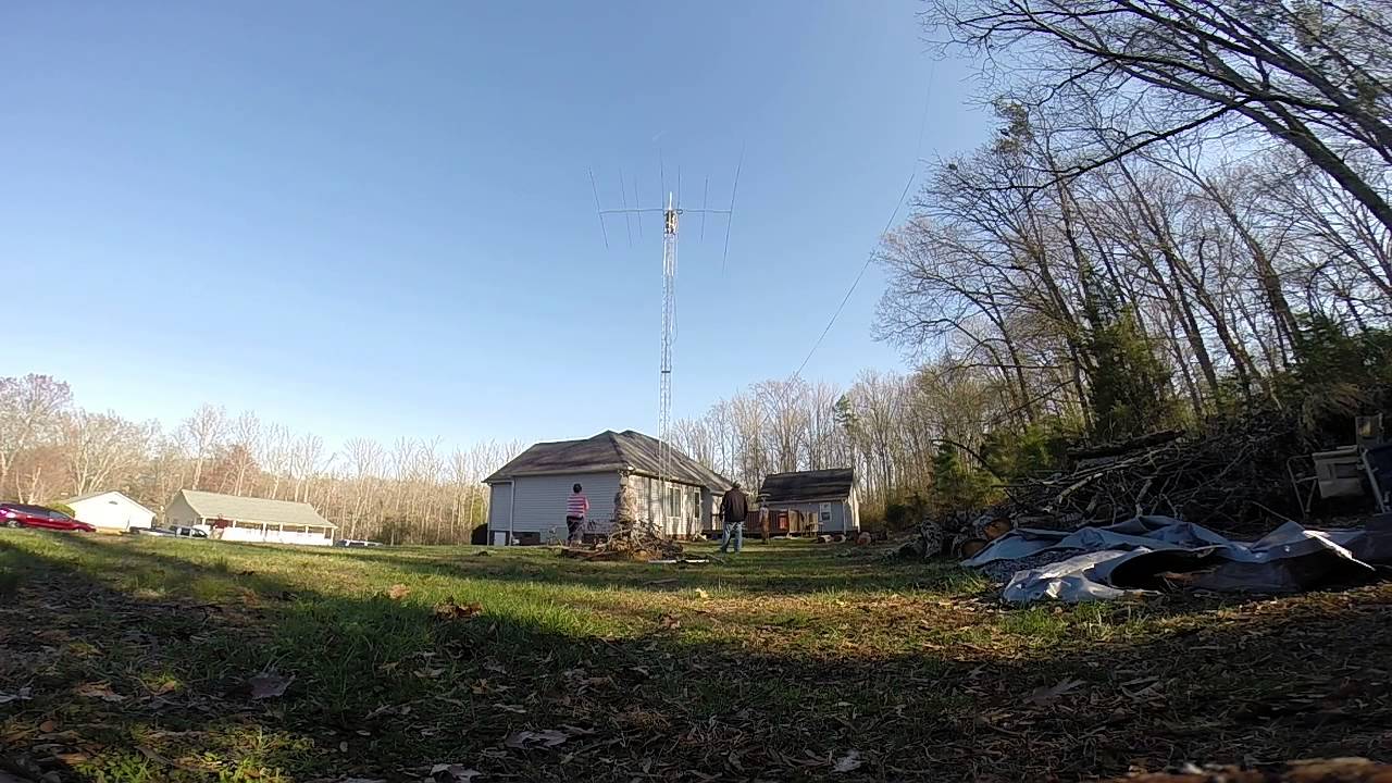 Mosley PRO-67B Going UP - Part 2 - YouTube