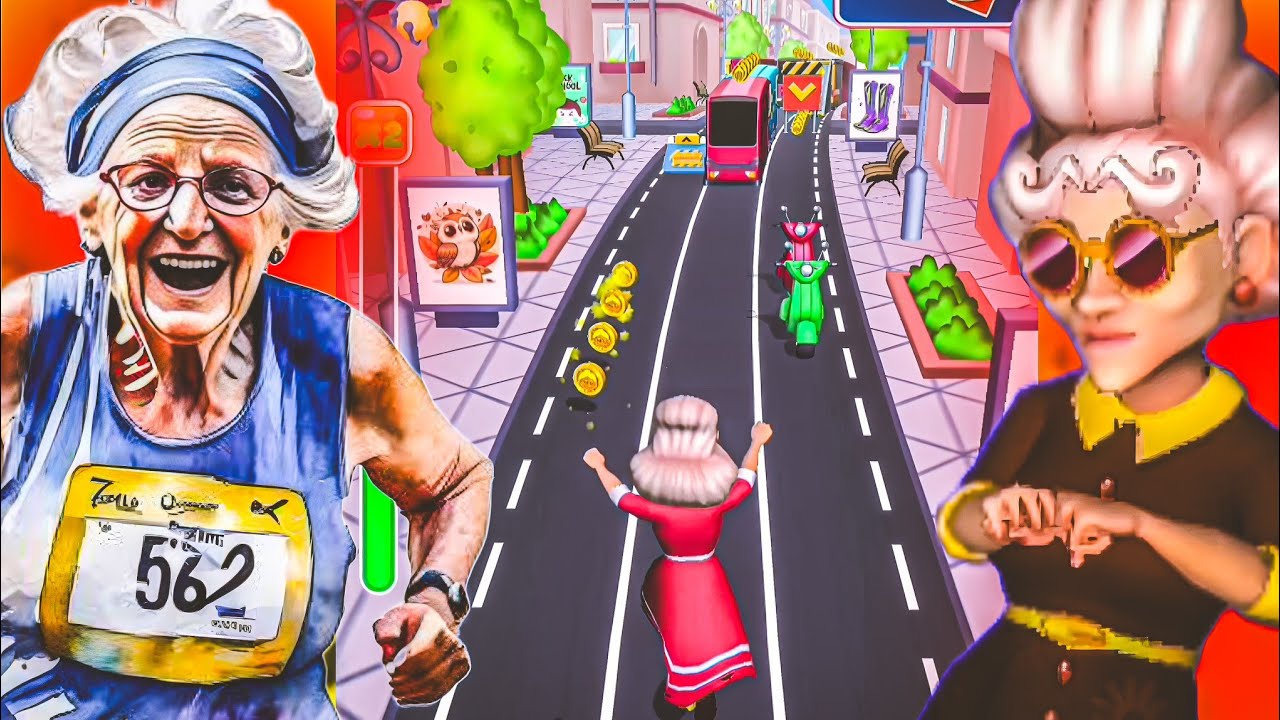 Granny Run 3d The Runner Game | @Vaultproductions - YouTube