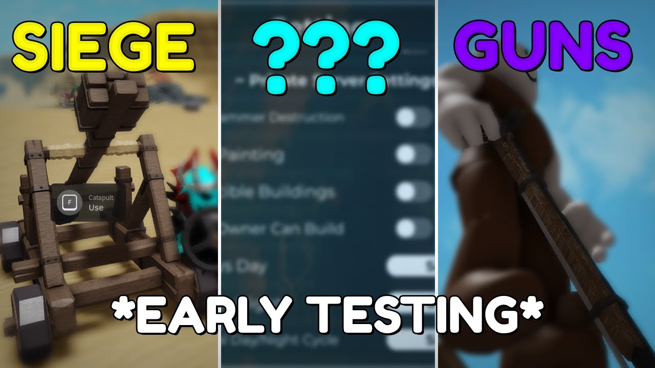 Siege UPDATE in Roblox The Survival Game - YouTube