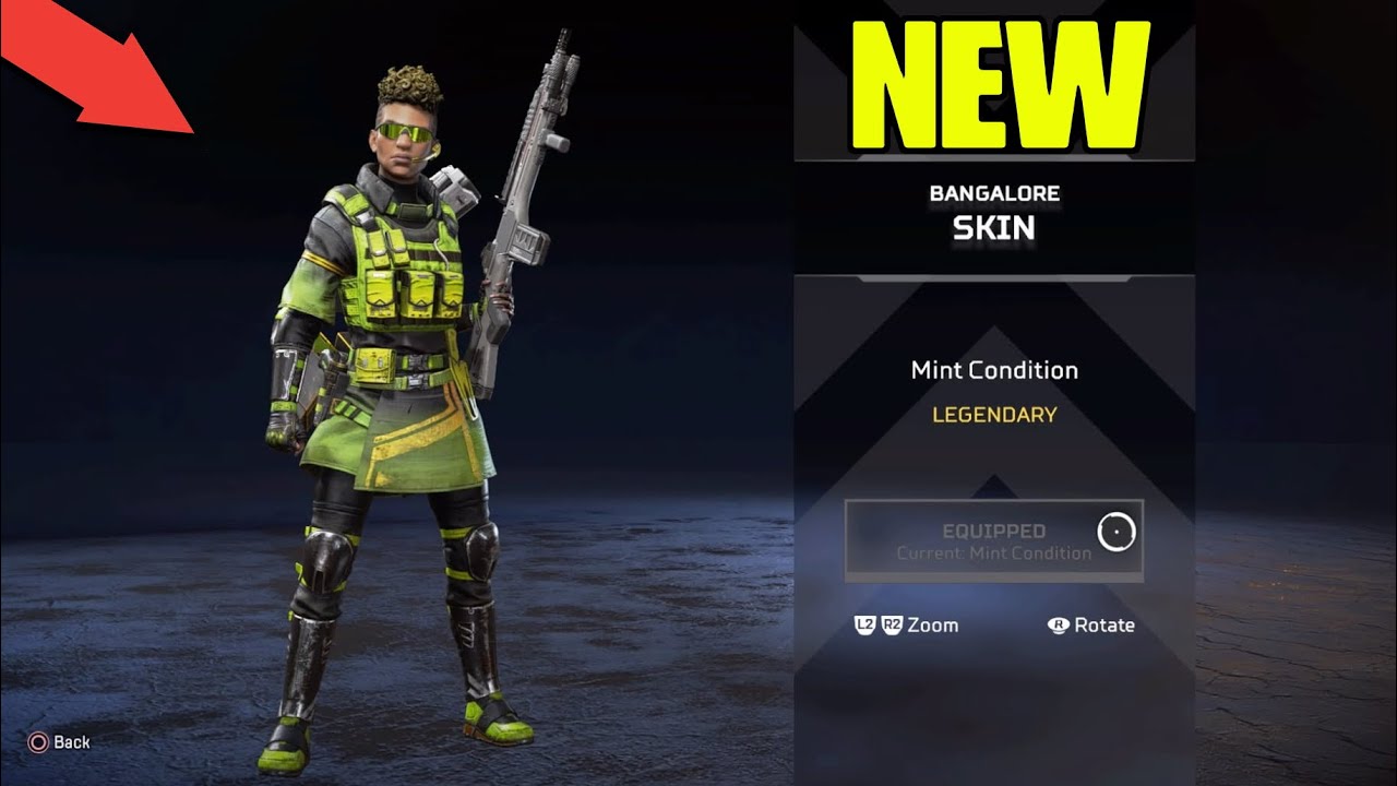 Apex Legends- New Bangalore Skin Gameplay! (Mint Condition) - YouTube