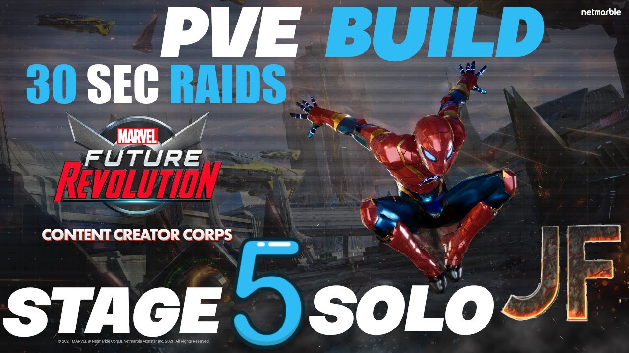 MARVEL Future Revolution - Spidey PvE Build 30 Sec RAIDS! - YouTube