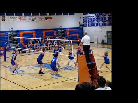 Ryan Flake volleyball blocks - YouTube