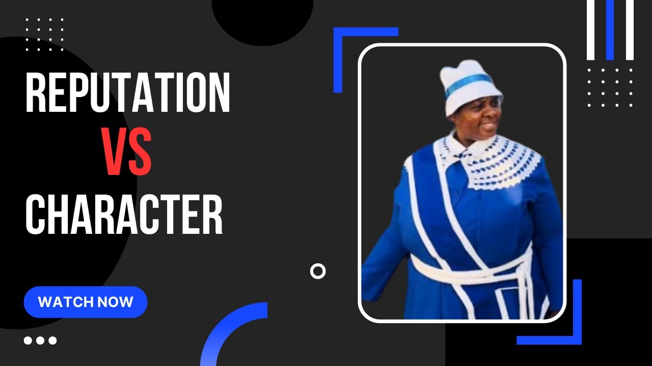 Reputation vs Character - YouTube