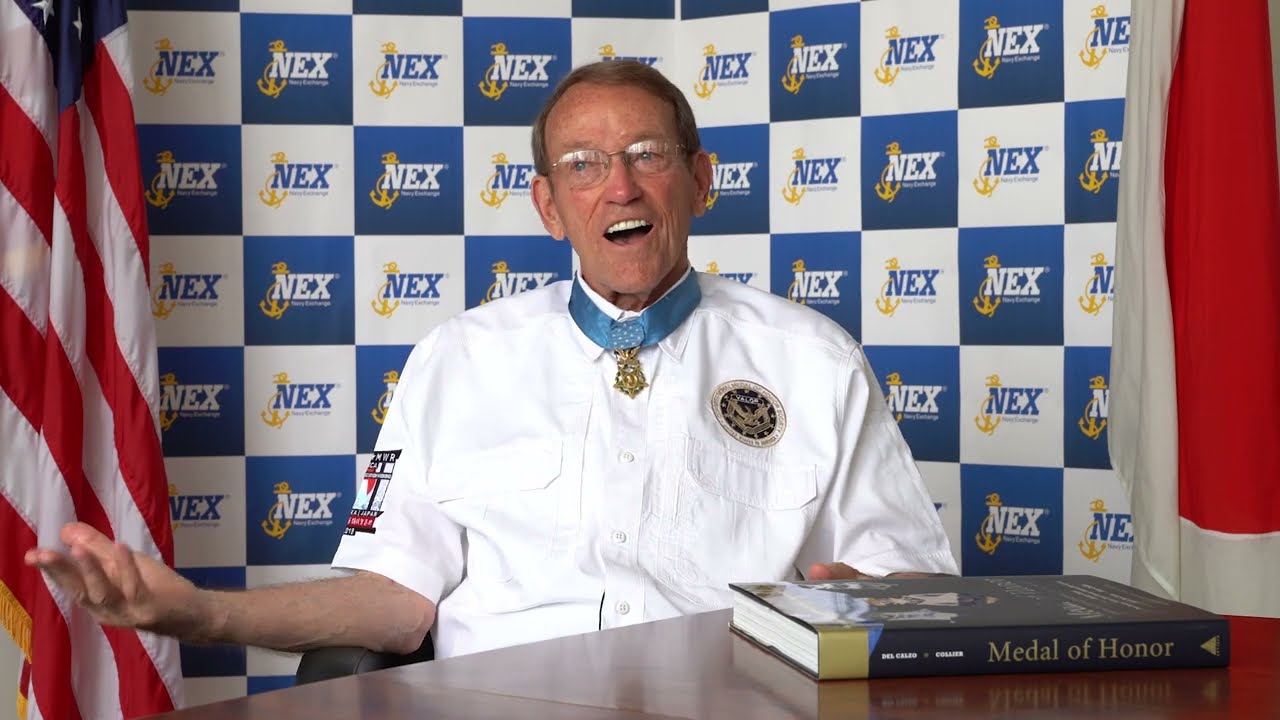 Medal of Honor Recipient, Col. Roger Donlon at NEX Yokosuka, Japan ...