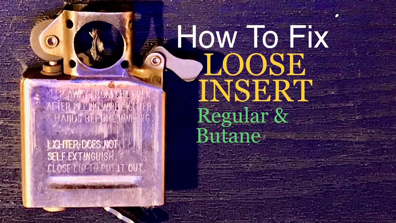 My Zippo Insert Is Loose - YouTube