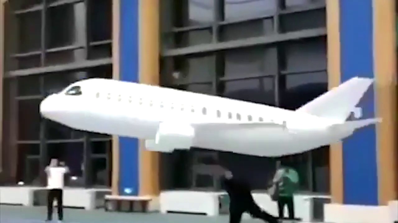 Inflatable Plane - YouTube