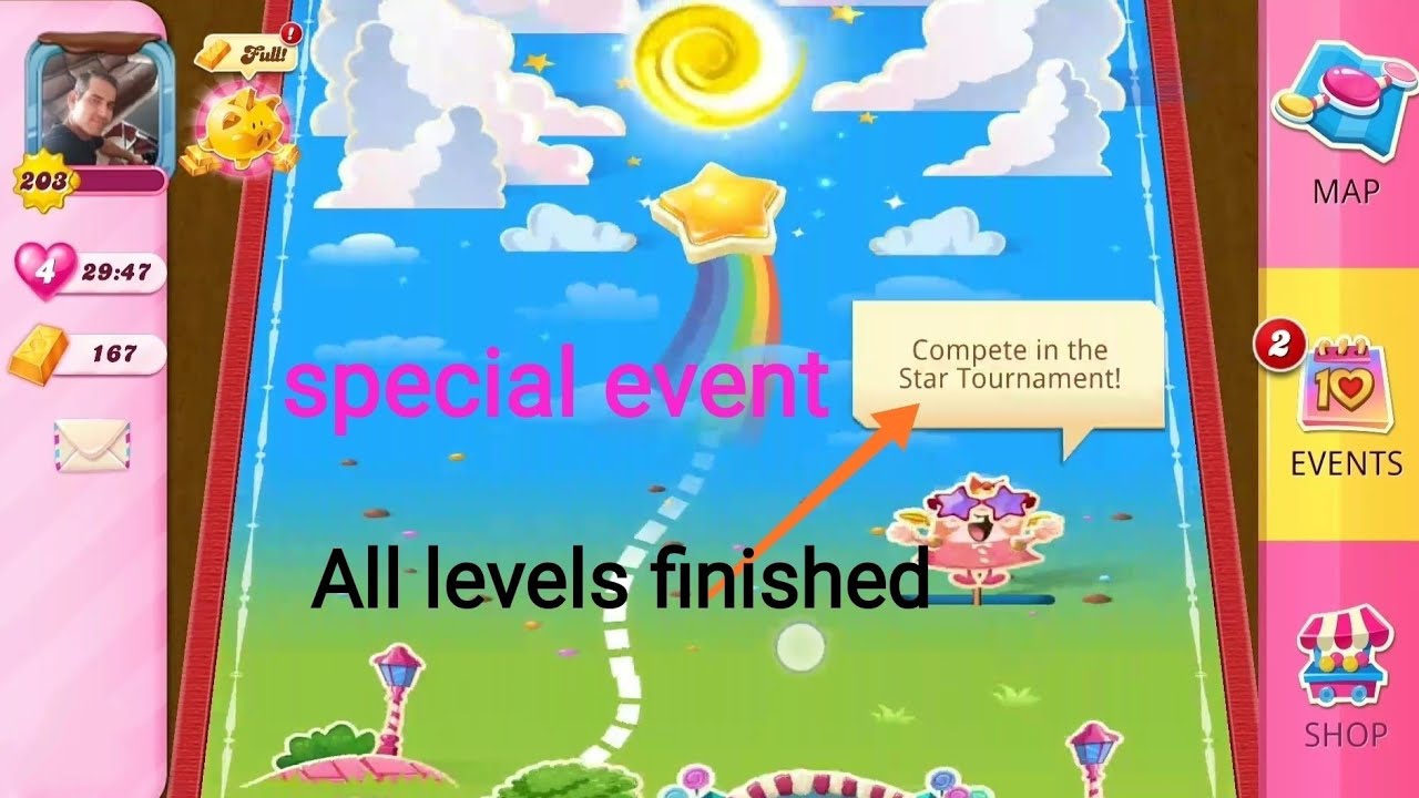 last level completed | star tournament event for top players - YouTube