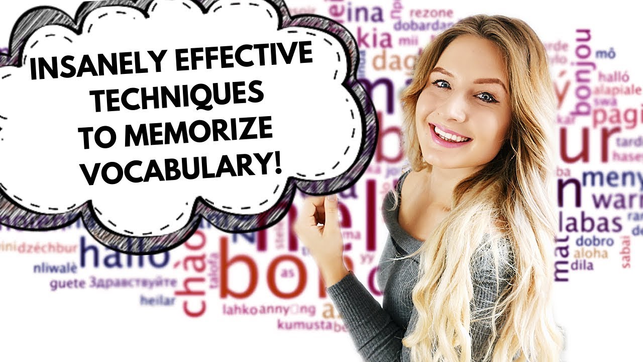 INSANELY EFFECTIVE TECHNIQUES FOR MEMORIZING VOCABULARY! - YouTube