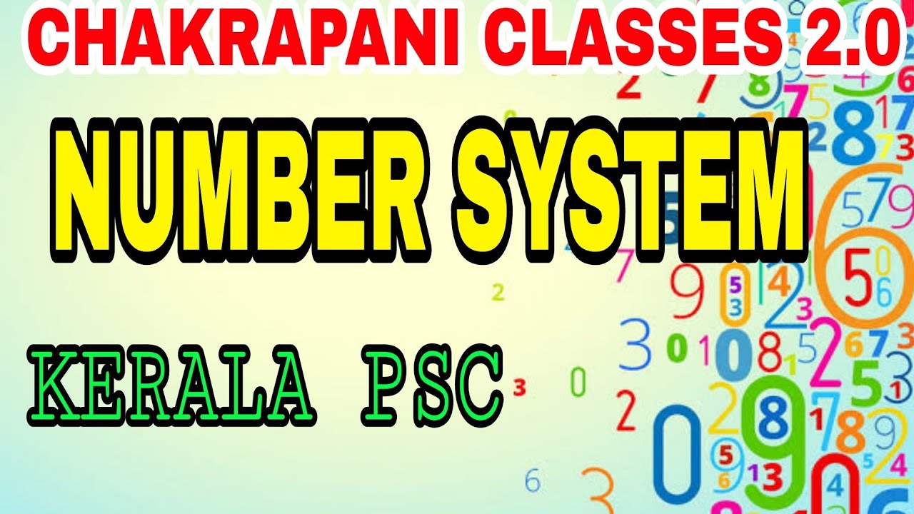 NUMBER SYSTEM KERALA PSC EXAM SYLLABUS BASED CLASSES - YouTube