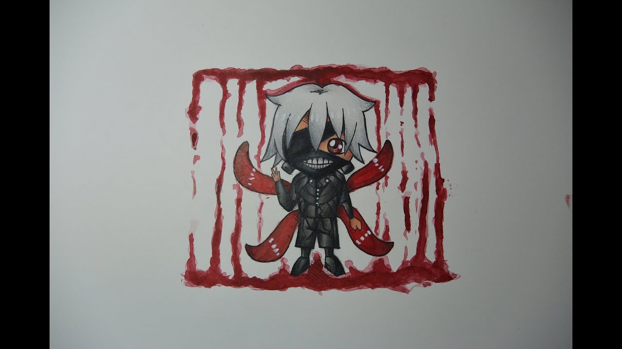 How To Draw Chibi Kaneki Ken(Real Time Tutorial) - YouTube
