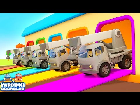 🔴 Yardımcı Arabalar oyun oynuyor! Çocuklar için çizgi film izle - ÖZEL BÖLÜMLER!
