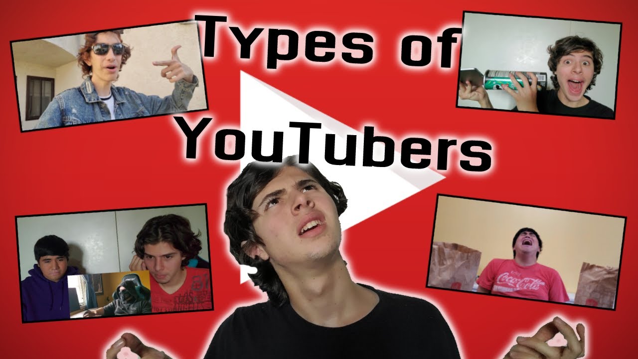 TYPES OF YOUTUBERS & YOUTUBER IMPRESSIONS - YouTube