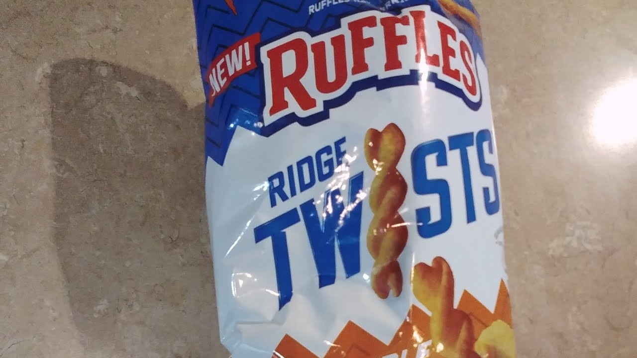 NEW Ruffles Ridge Twists! Double Cheddar!🧀🧀 - YouTube