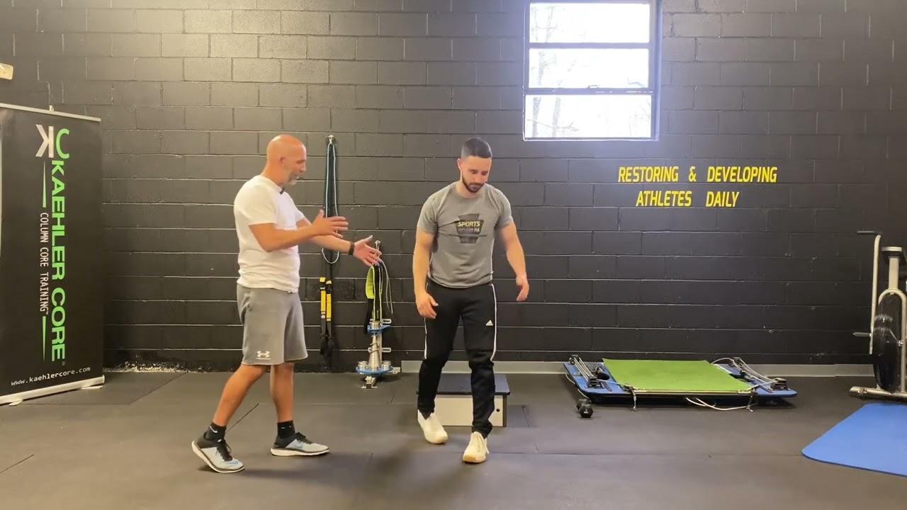 Depth Drop Split Stance - YouTube