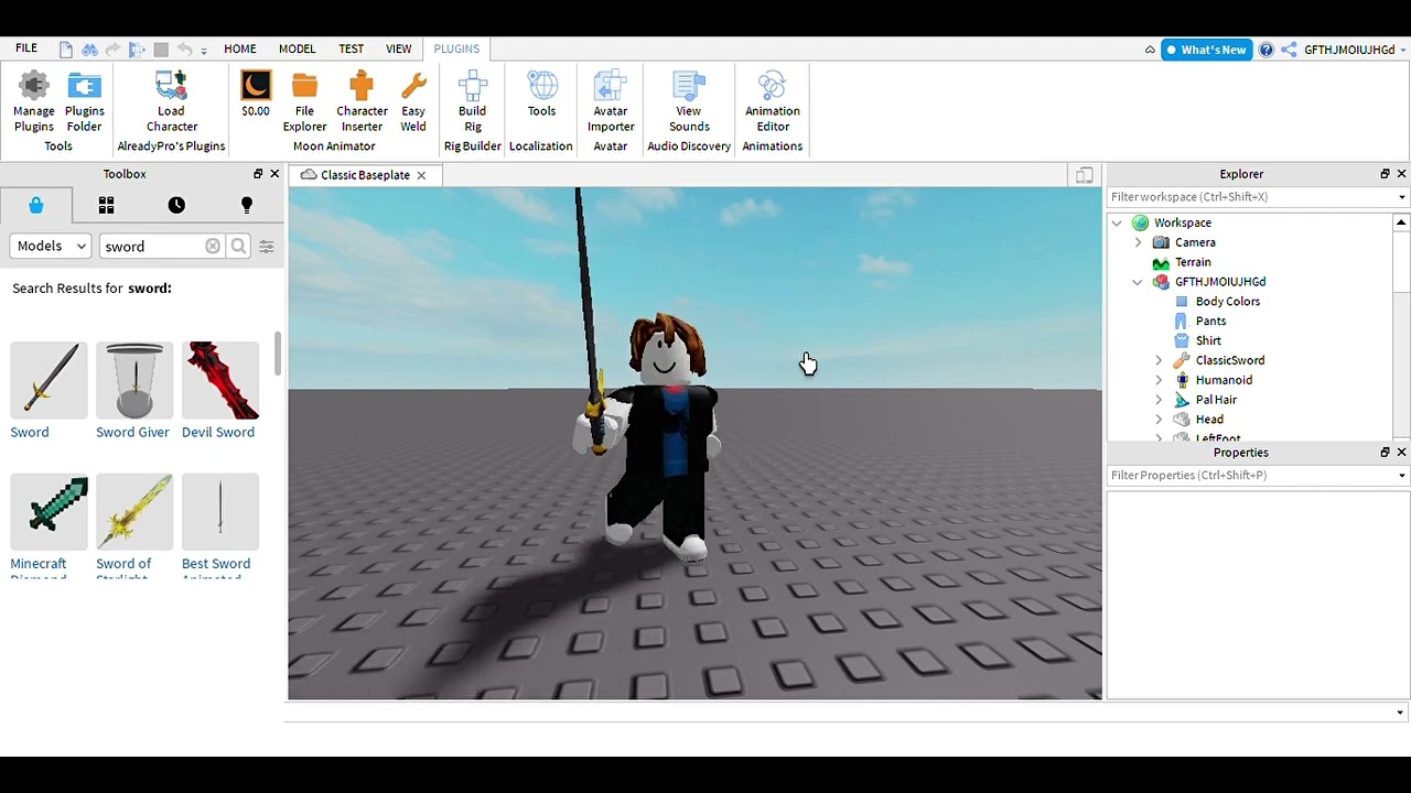 Bacon Hair Lucky sword - YouTube