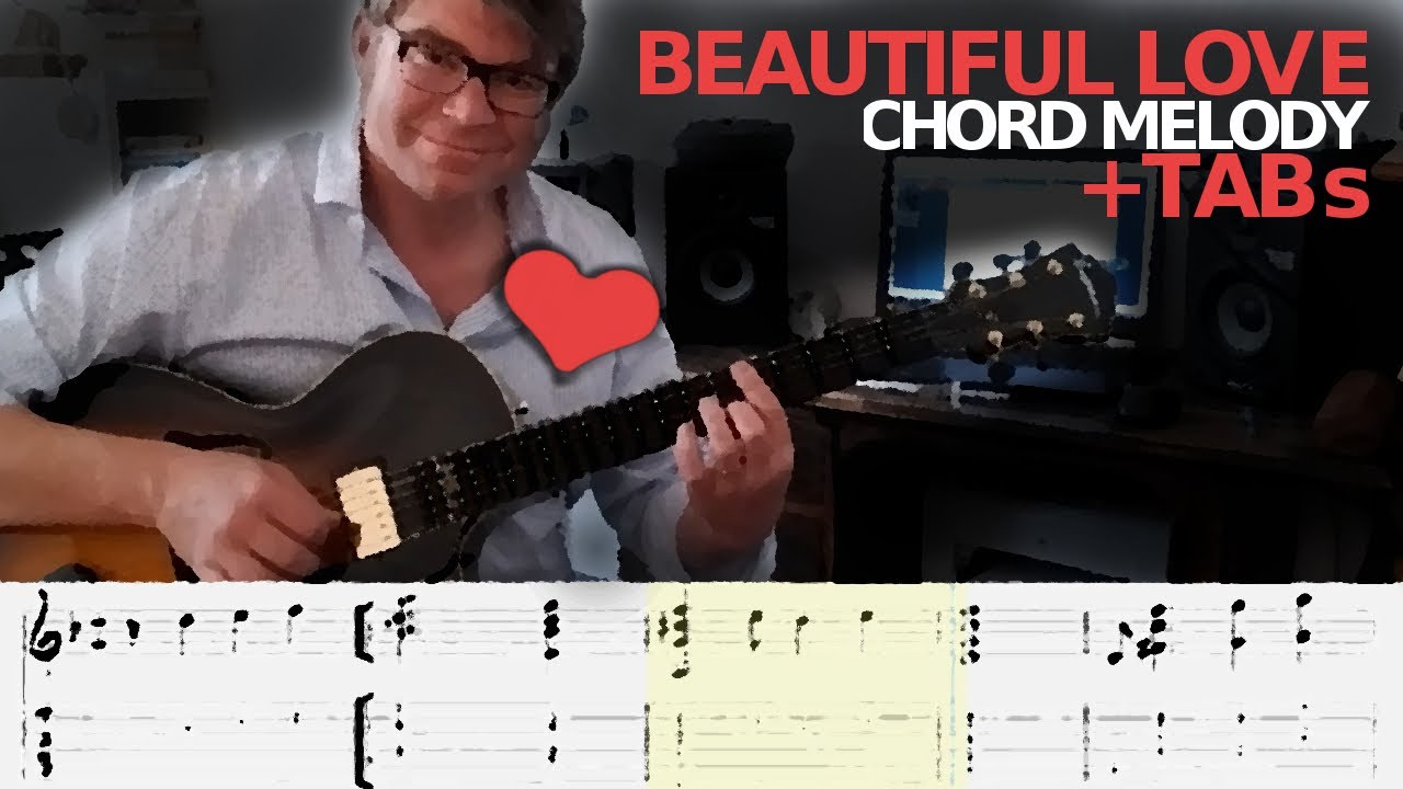 Beautiful Love (Chord Melody w/TABs). Jazz Guitar Lesson #11 - YouTube