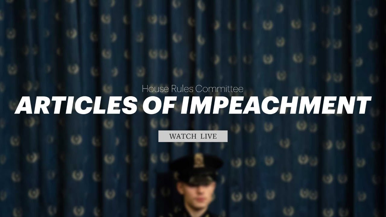 Rules Committee takes up articles of impeachment [Part 2] - YouTube