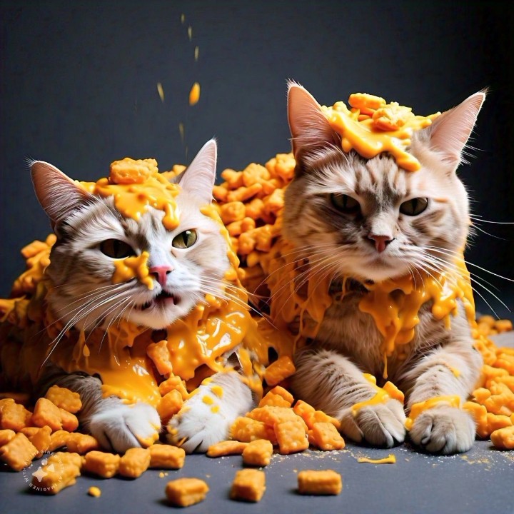 Cats deep in cheese.viral short.ak pet lovers. - YouTube