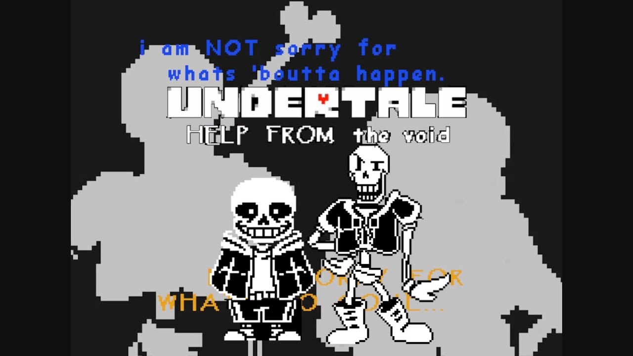 Undertale Help form the void phase1 clear - YouTube