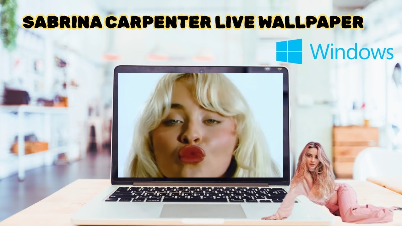 How to Set Sabrina Carpenter Live Wallpaper on Windows - YouTube