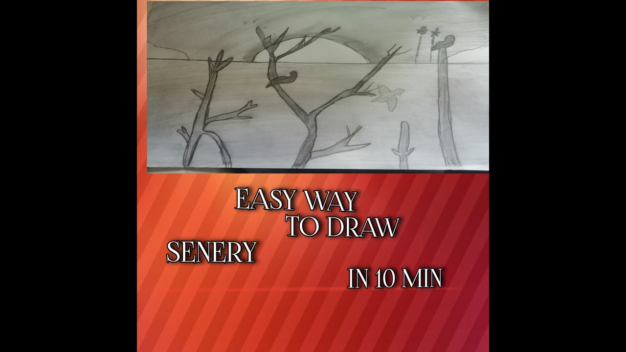 easy way to draw senary|with shading|in english - YouTube