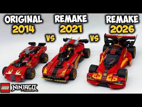 Which Ninjago X-1 Ninja Charger is BEST? | Legacy vs. Original Comparison! (2014 vs 2021 vs 2026)