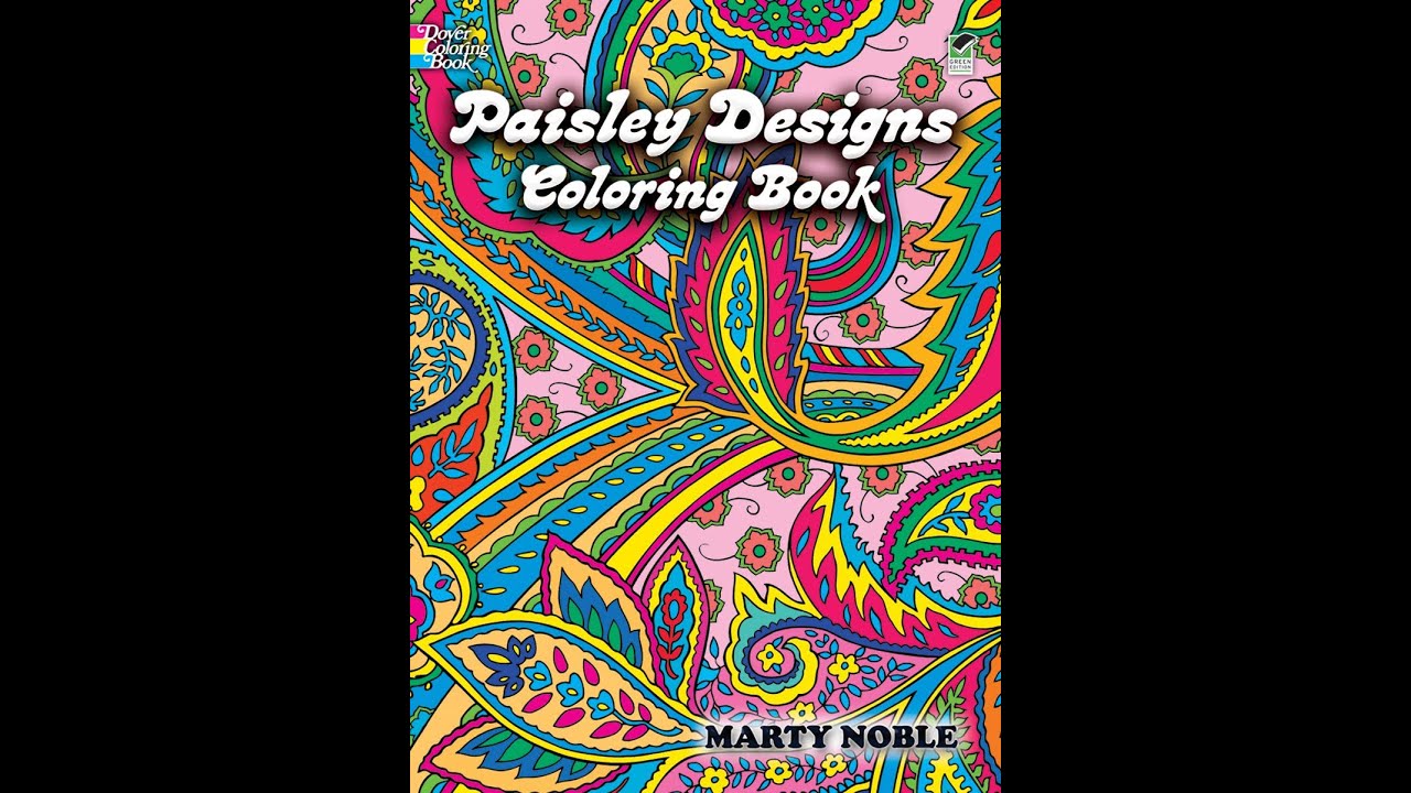 Paisley Designs Coloring Book