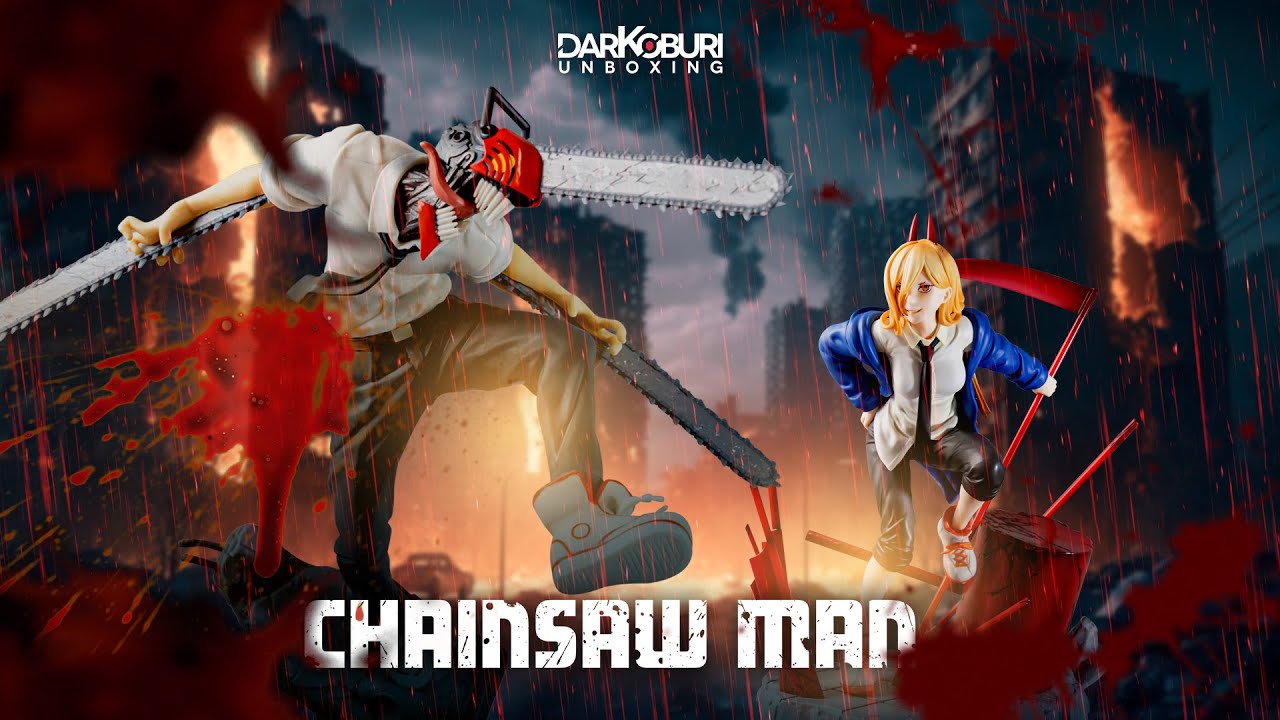 Chainsaw Man; Power & Denji x SEGA x FuRyu - Darkoburi Unboxing - YouTube
