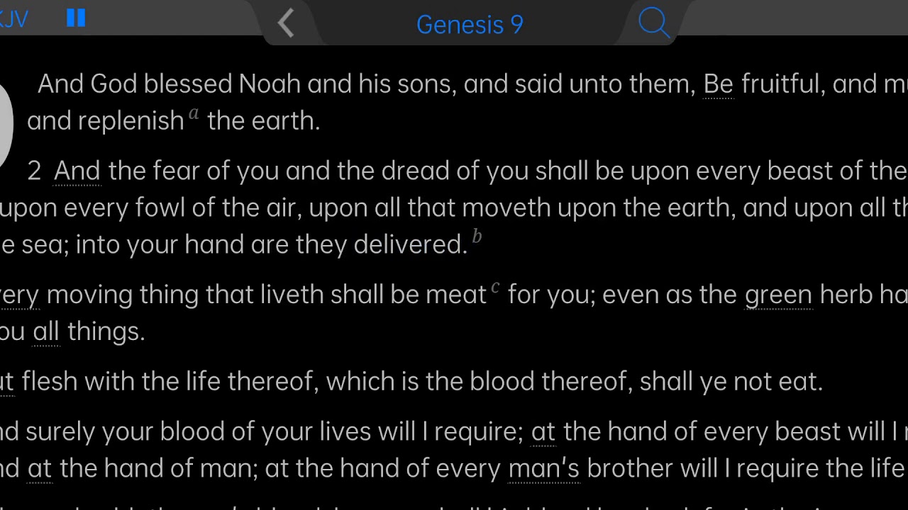 GENESIS CHAPTER 9 KJV - YouTube