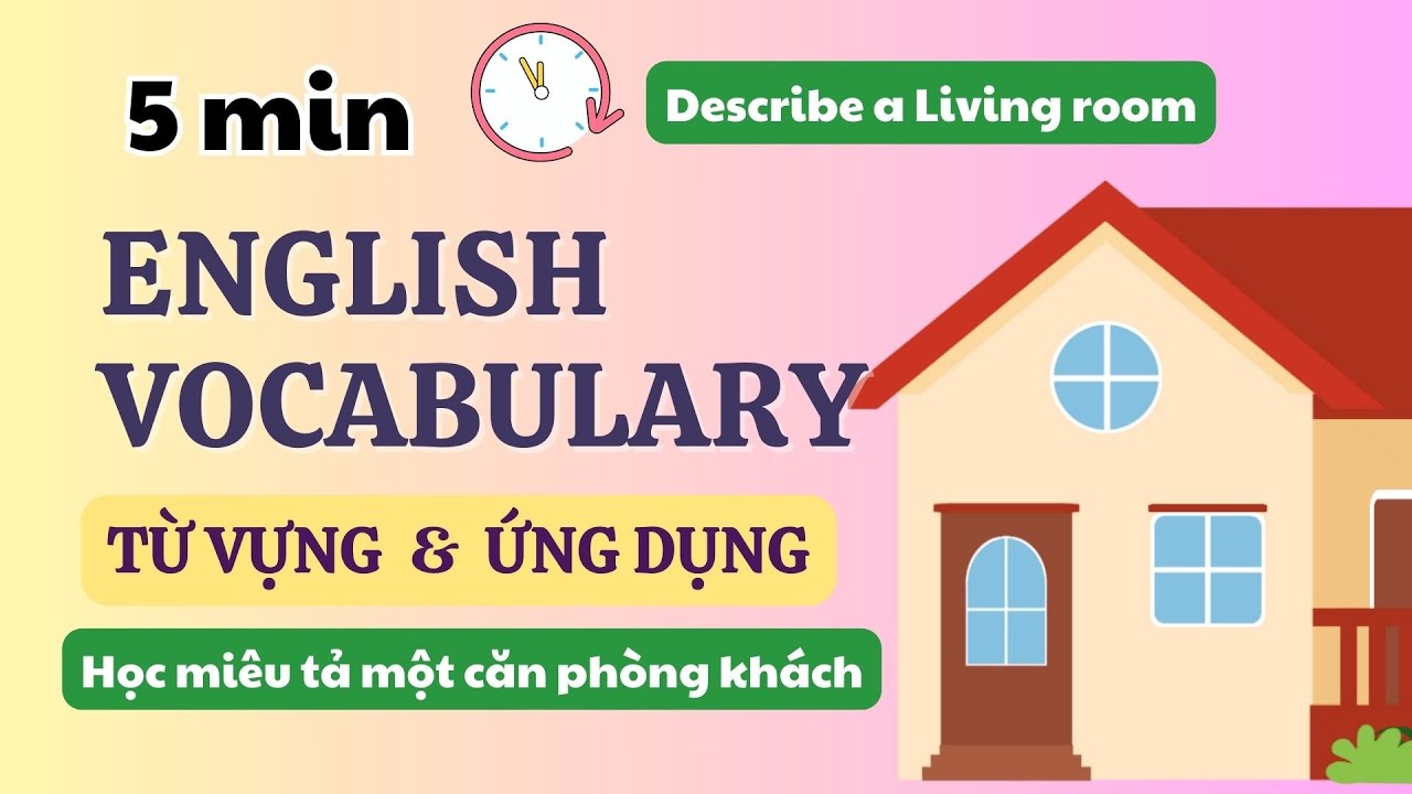 Lesson 3: Describe a Living Room - Shadowing English Speaking - YouTube
