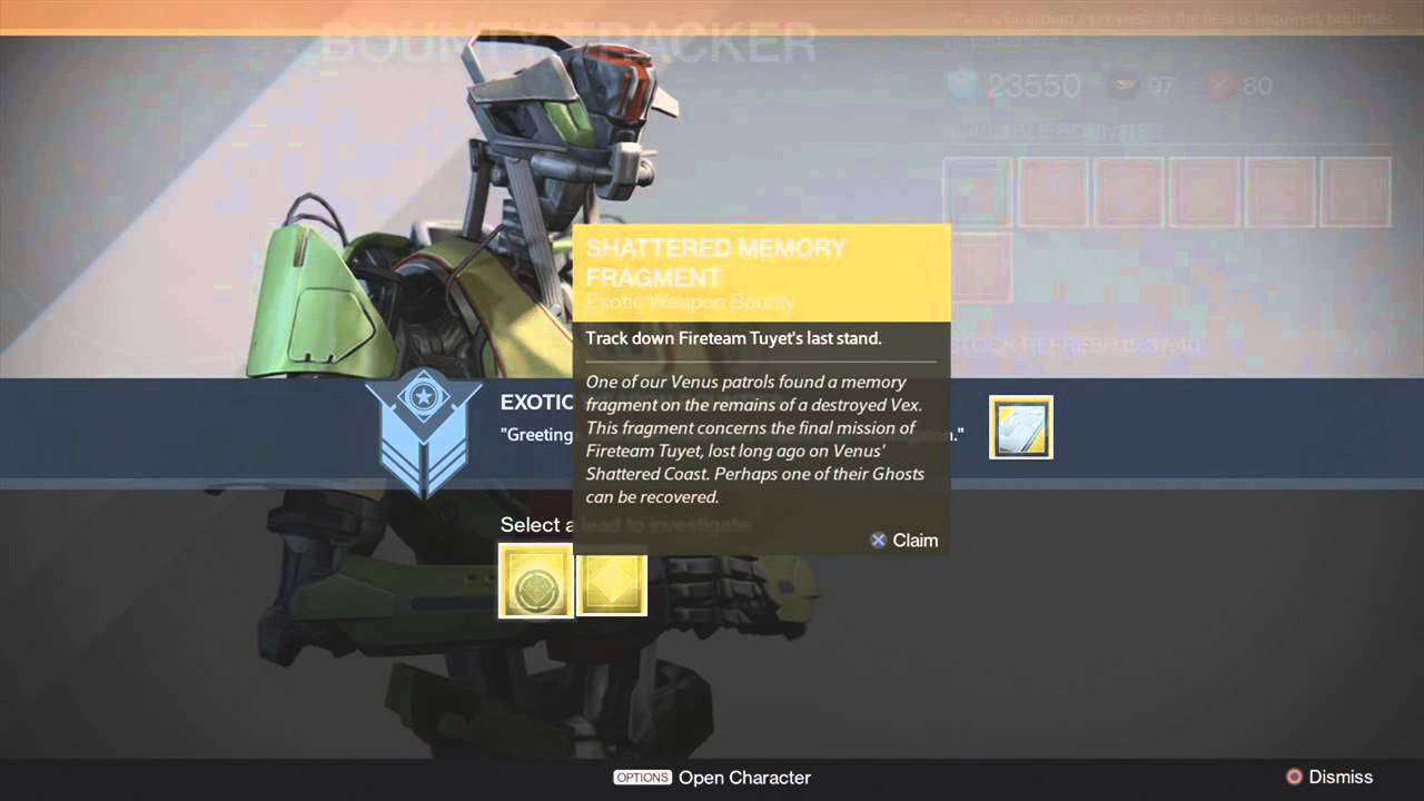 Destiny - "How to get Super Good Advice" and "Pocket Infinity Bounties ...