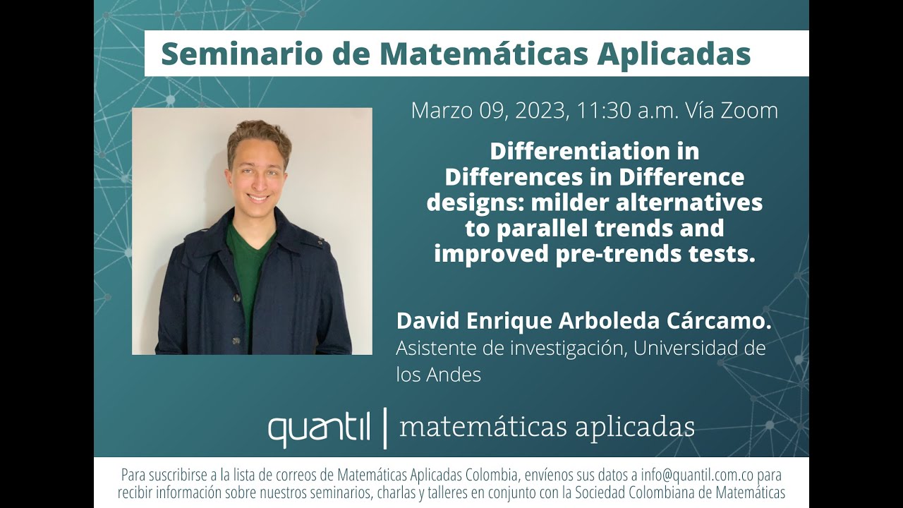 Differences in Difference designs: milder alternatives to parallel ...