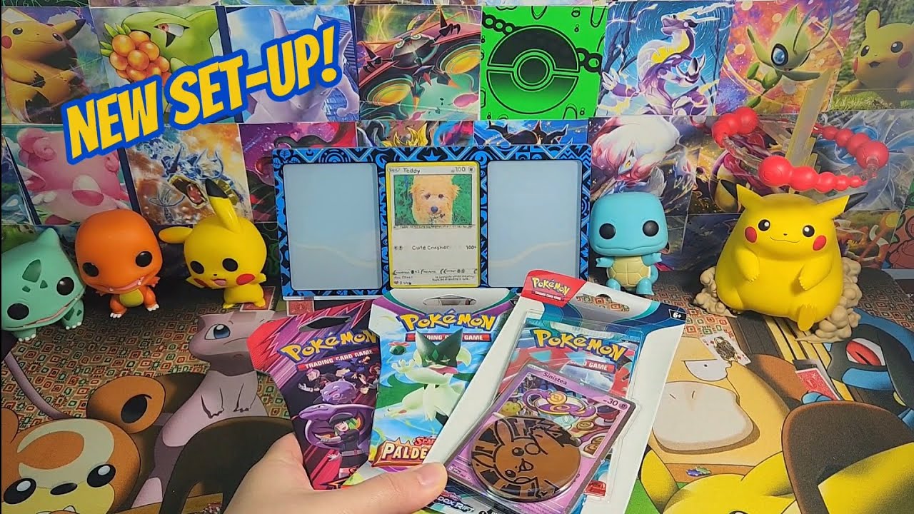 BRAND NEW SET-UP! Pokémon Set-Up Tour + Pack Opening!! - YouTube