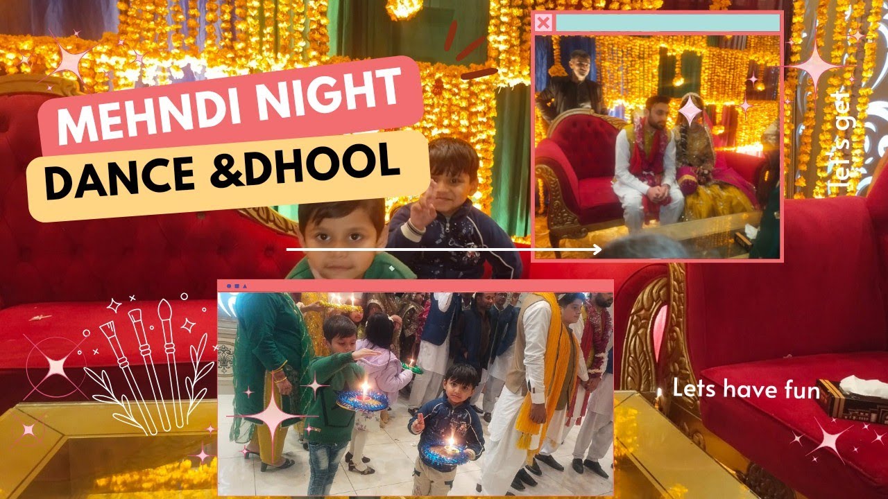 weeding season and amazing mehndi function vlog full of entertainment - YouTube