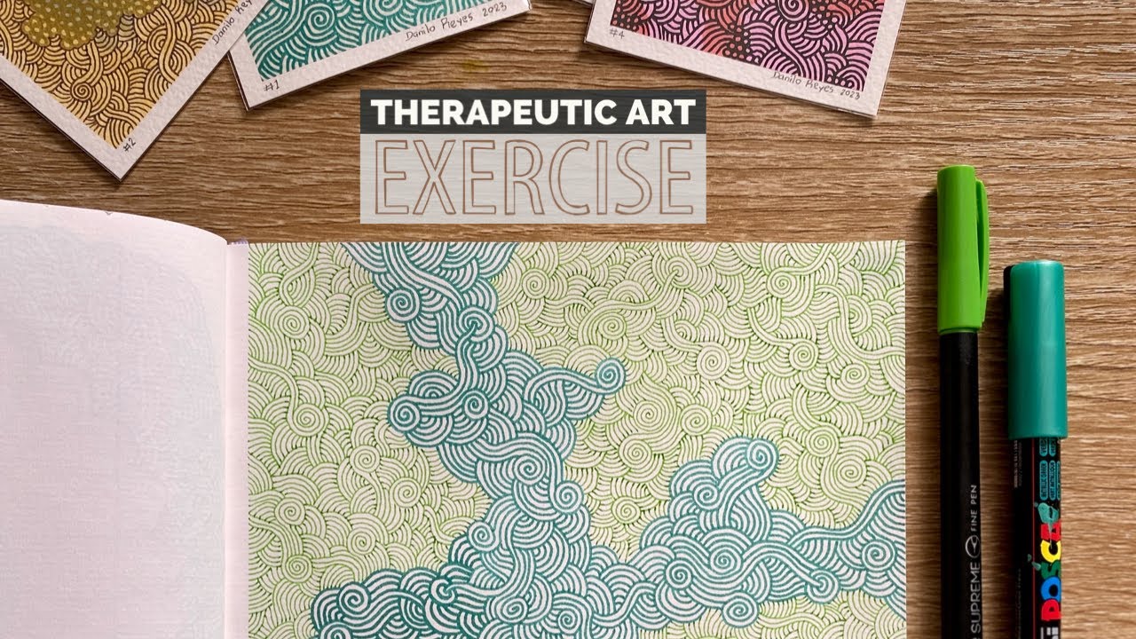 Therapeutic Drawing Exercise Anyone Can Make! - YouTube