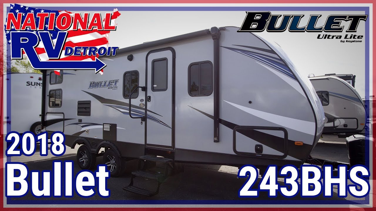 2018 Keystone Bullet 243BHS Travel Trailer RV For Sale National RV ...