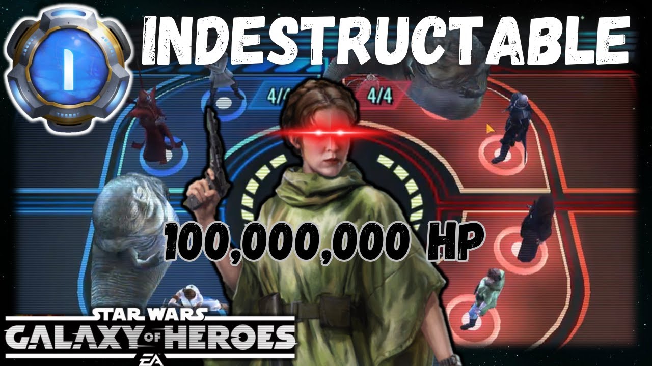 Leia is Pretty Much a Raid Boss Right Now - 3v3 GAC Kyber 1 - YouTube