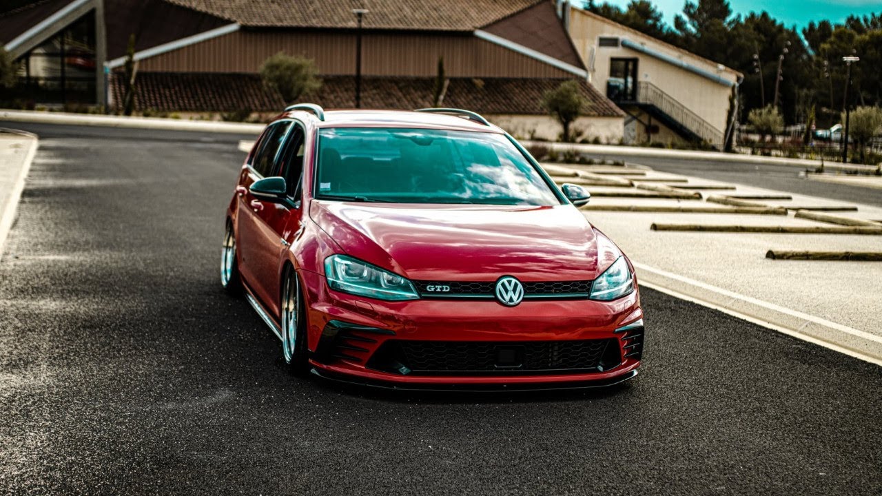 GIGI | BAGGED VW GOLF GTD VARIANT // RAINY DAY | 4K - YouTube