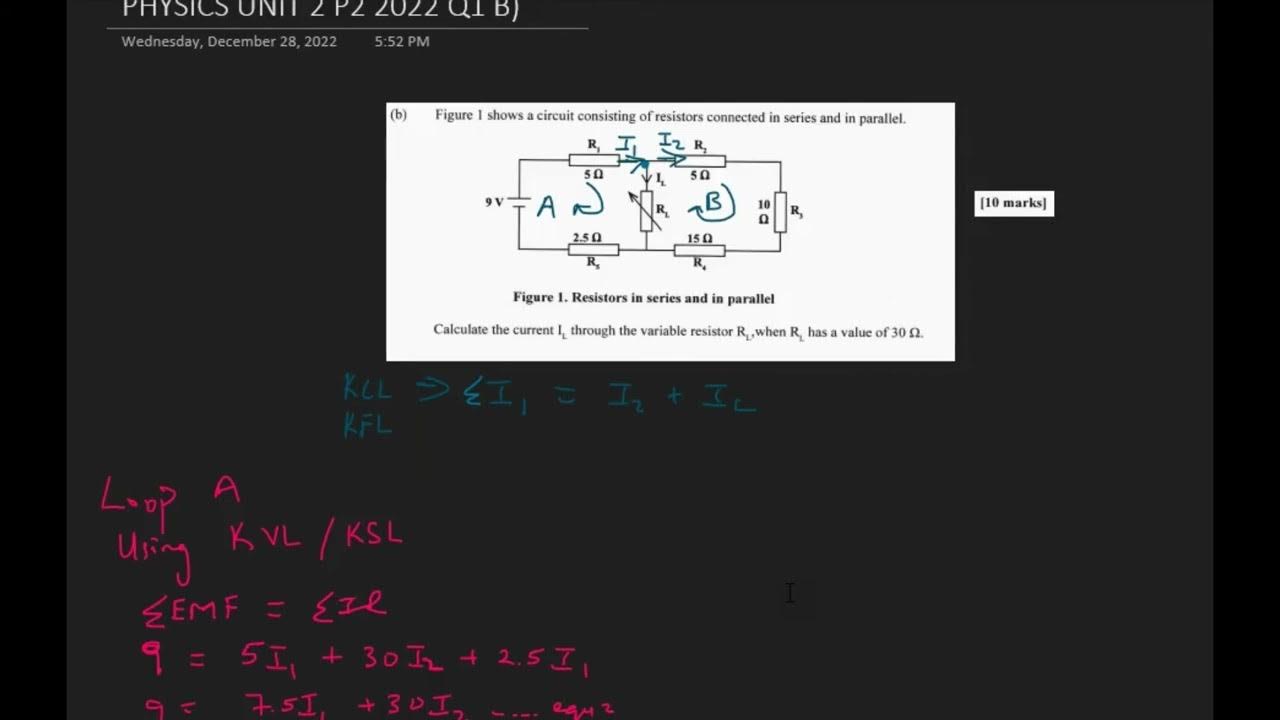 2022 CAPE UNIT 2 Physics Solutions Q1 part 2 - YouTube