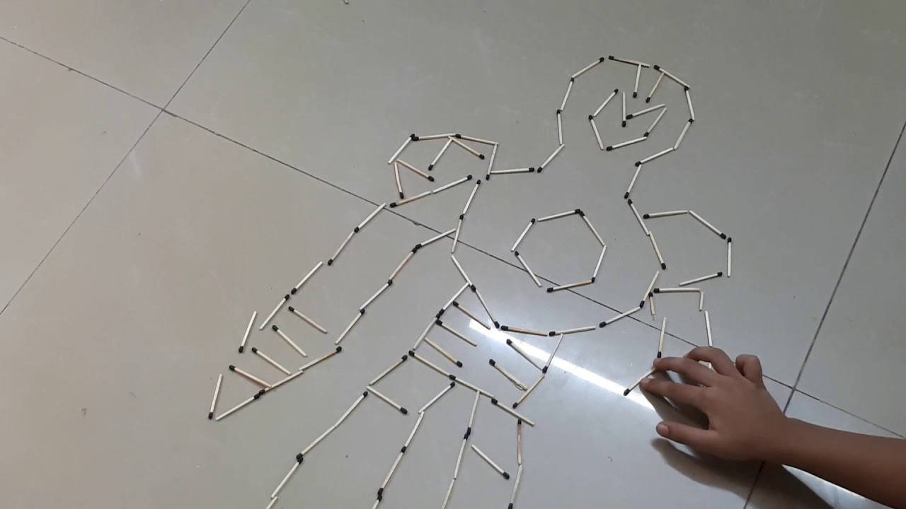 Made Gypsy Danger using Match Sticks | Match Stick art - YouTube